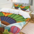Bedding Set for Boys Women Men Modern Hot Air Balloon Polyester ...