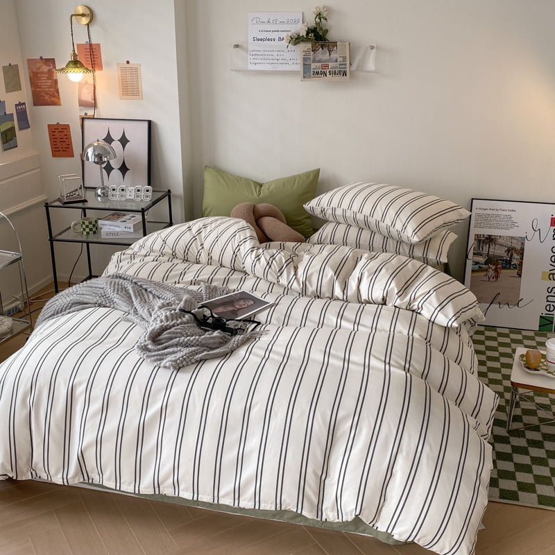 Bedding Set with Pillowcase bed sheet Single Full Bed Linen Duvet Cover ...