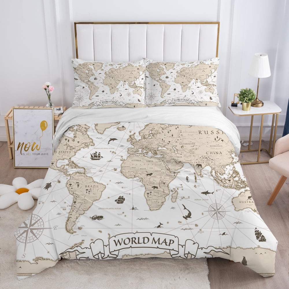 Bedding set King Euro Duvet cover set pillow case Bed linens Quilt ...