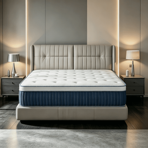 Beddle Hybrid Spring mattress, Full Mattress in a Box, Medium ...