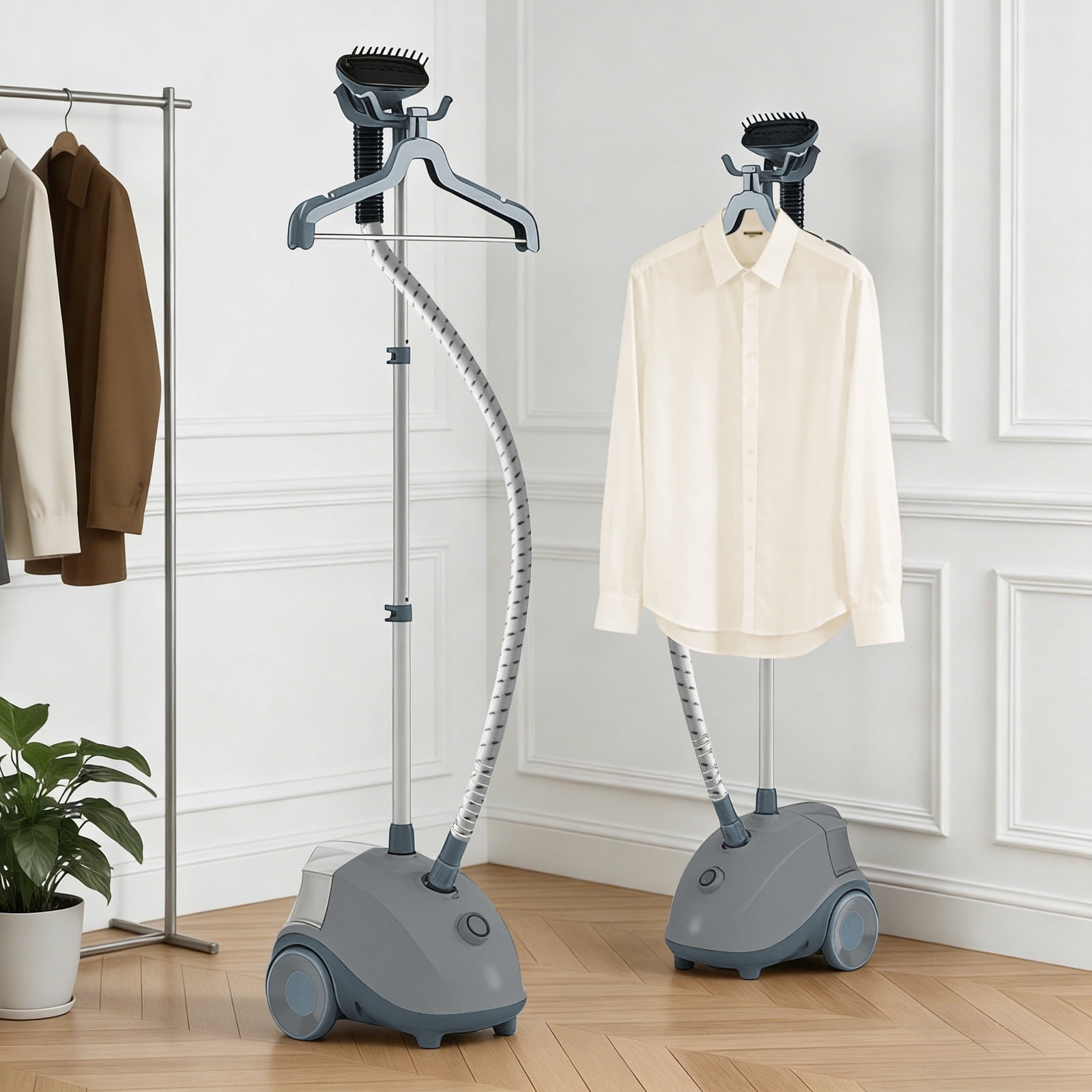 Beddle Steamer for Clothes with Stand,1500W Powerful Garment Steamer ...