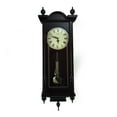 Bedford Clock Collection Grand 31" Antique Mahogany Cherry Oak Chiming ...