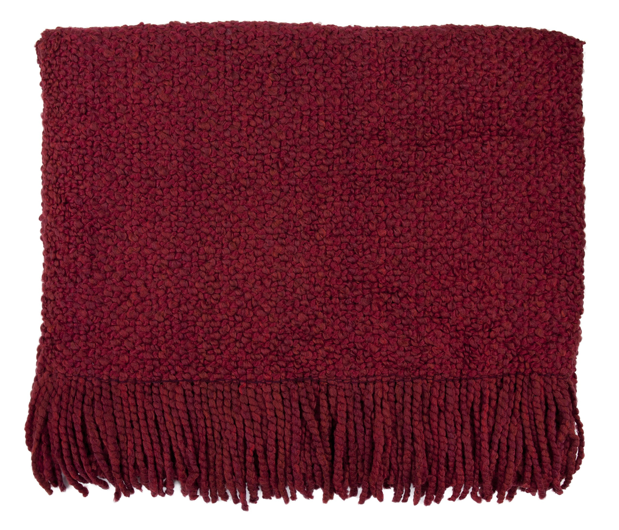 Bedford Cottage Campbell Throw Blanket, Scarlet - Walmart.com