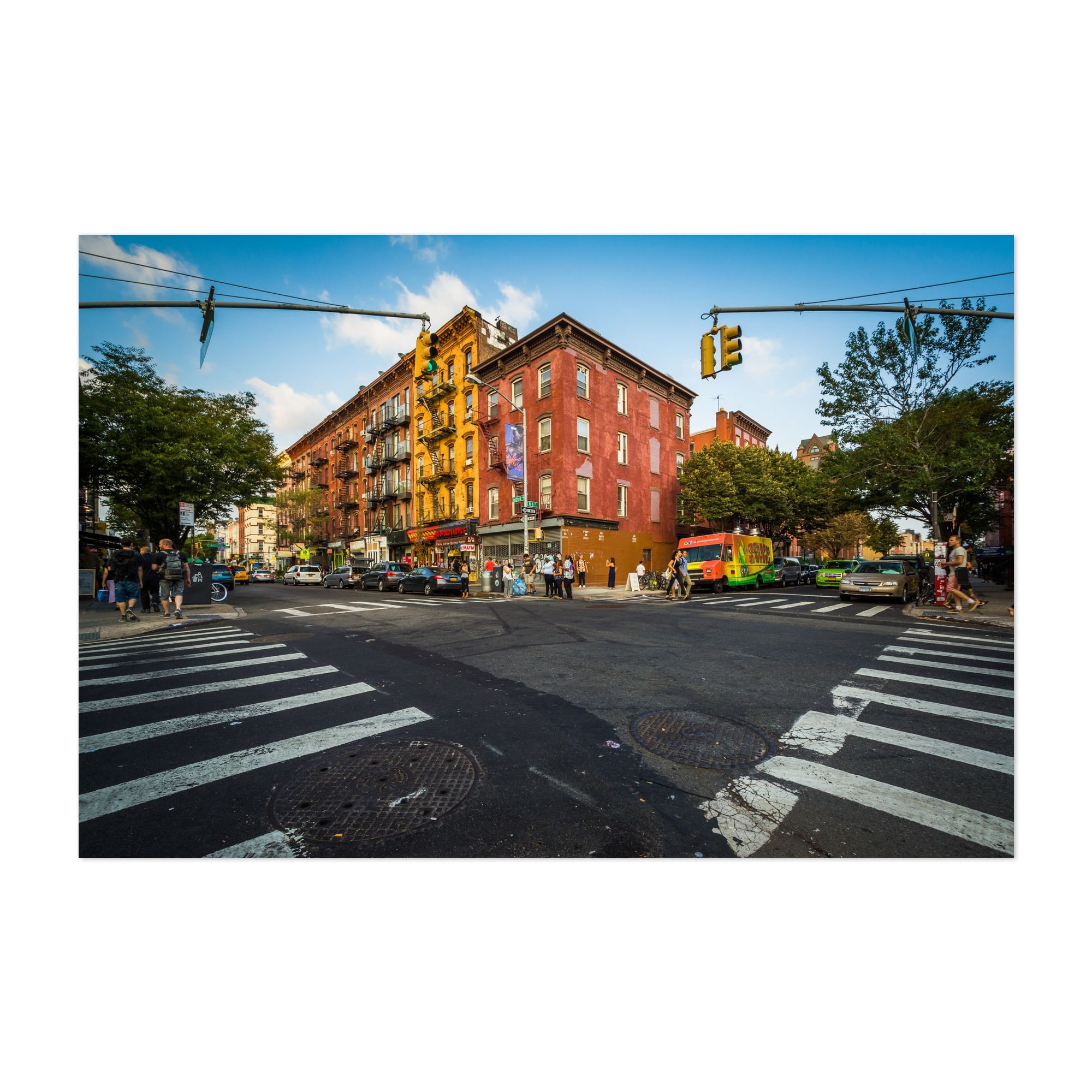 Bedford & Sixth - Brooklyn New York Photography Unframed Wall Art Print ...