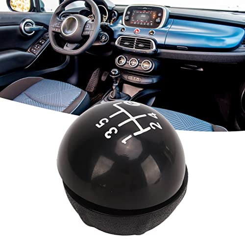 Bediffer Manual Gear Shift Knob , 5 Speed Manual Shifter Knob Head ABS ...