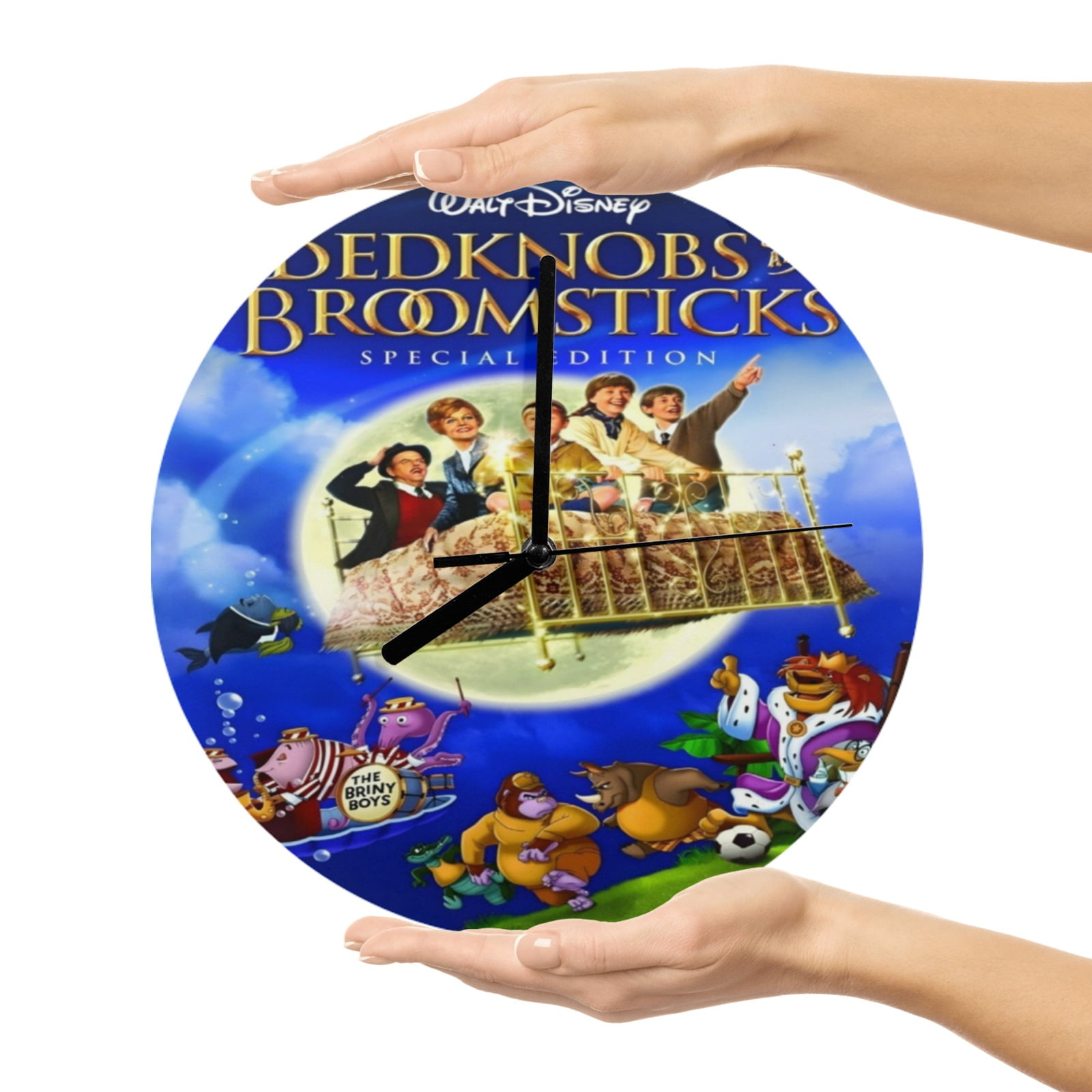Bedknobs and Broomsticks MDF Wall Clock（11.6"） - Walmart.com