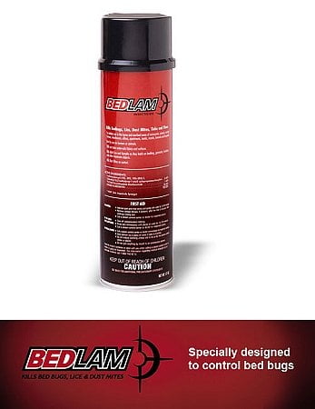 Bedlam Insecticide Spray - Kills Bed Bugs Lice and Dust Mites (17 oz ...