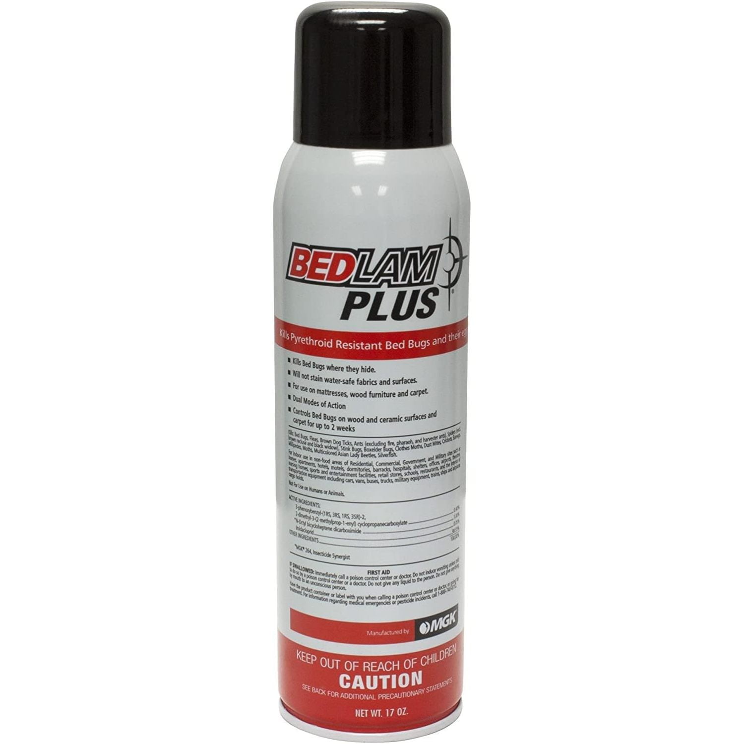 Bedlam Plus Aerosol 17 oz Quick Knock Down Bed Bugs and Bed Bug Eggs ...