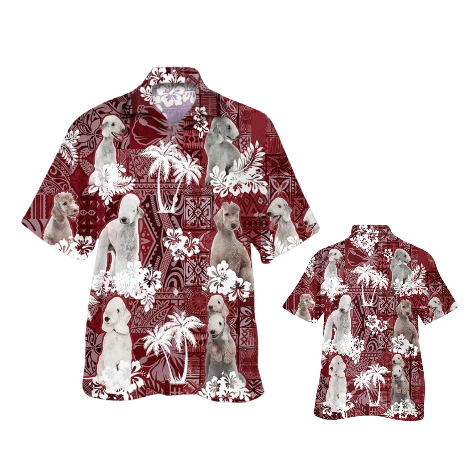 Bedlington Terrier Hawaiian Shirt, Dog Hawaiian Shirts For Adults ...