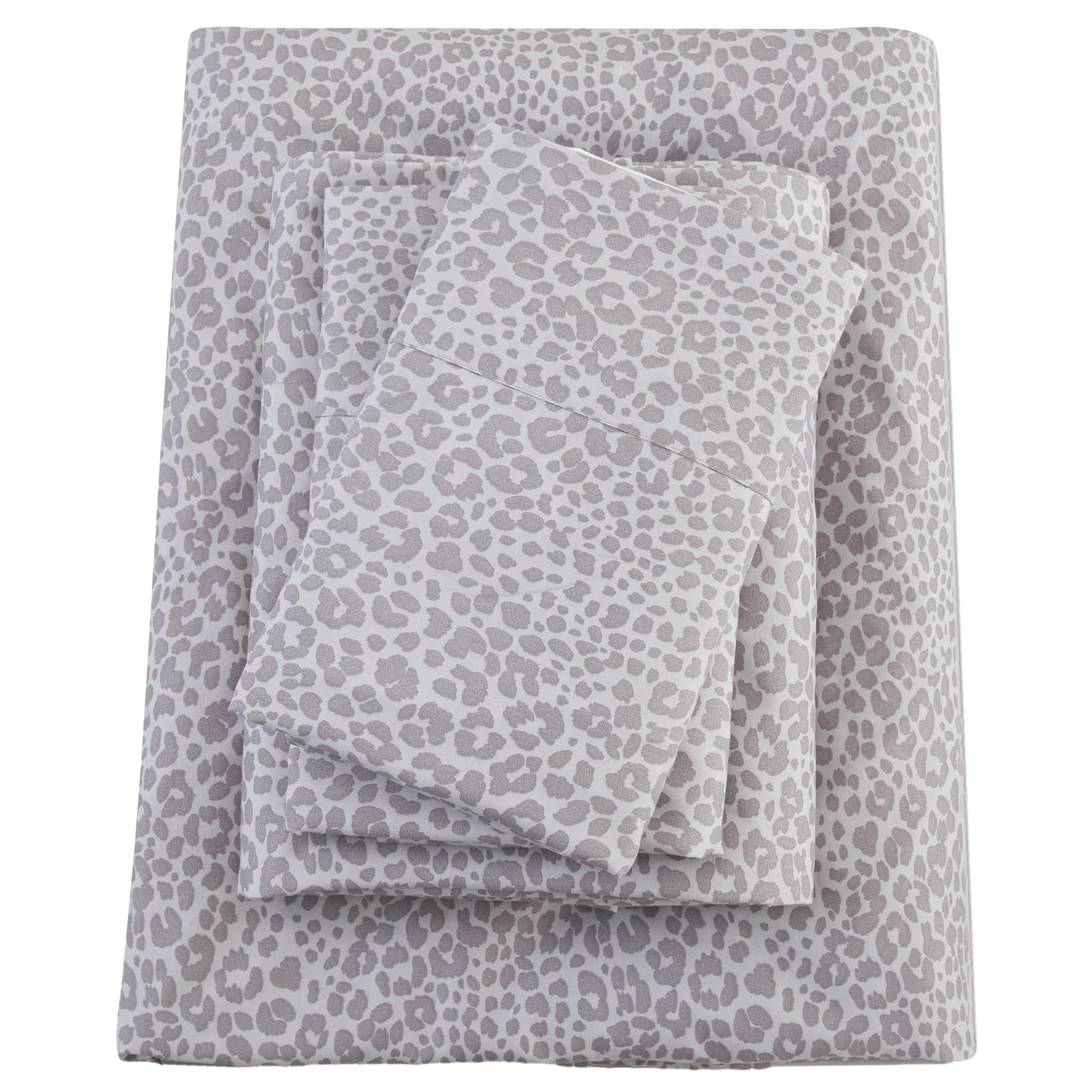 Bedmoon Soft Microfiber Adult Bed Sheet Set with Deep Pocket,4 Piece ...