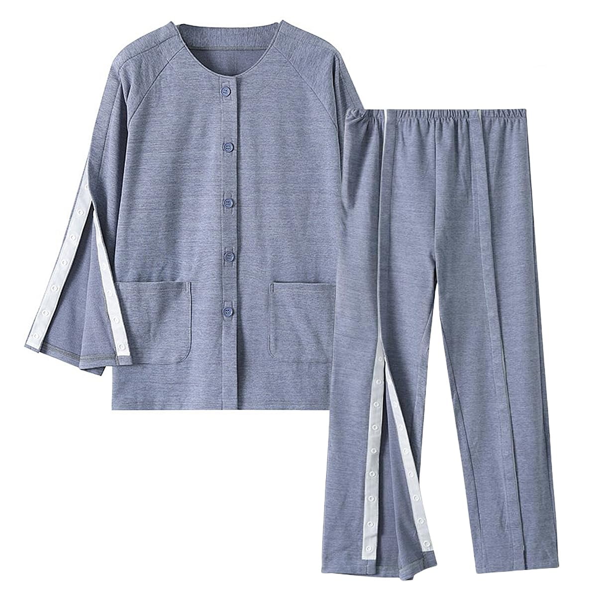 Bedridden Patient Clothes,Disability Set with Full Opening on Both ...