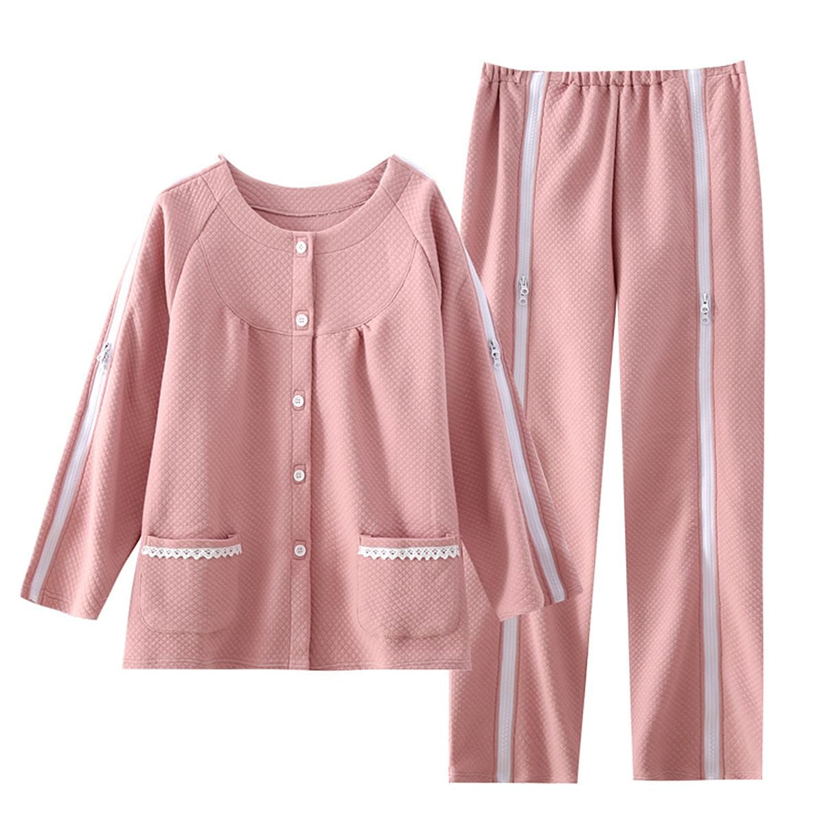 Bedridden Patient Clothes,Disability Suit with Full Opening on Both ...