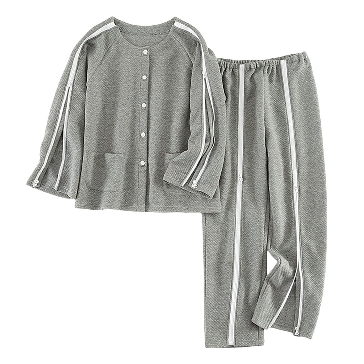 Bedridden Patient Clothes,Disability Suit with Full Opening on Both ...