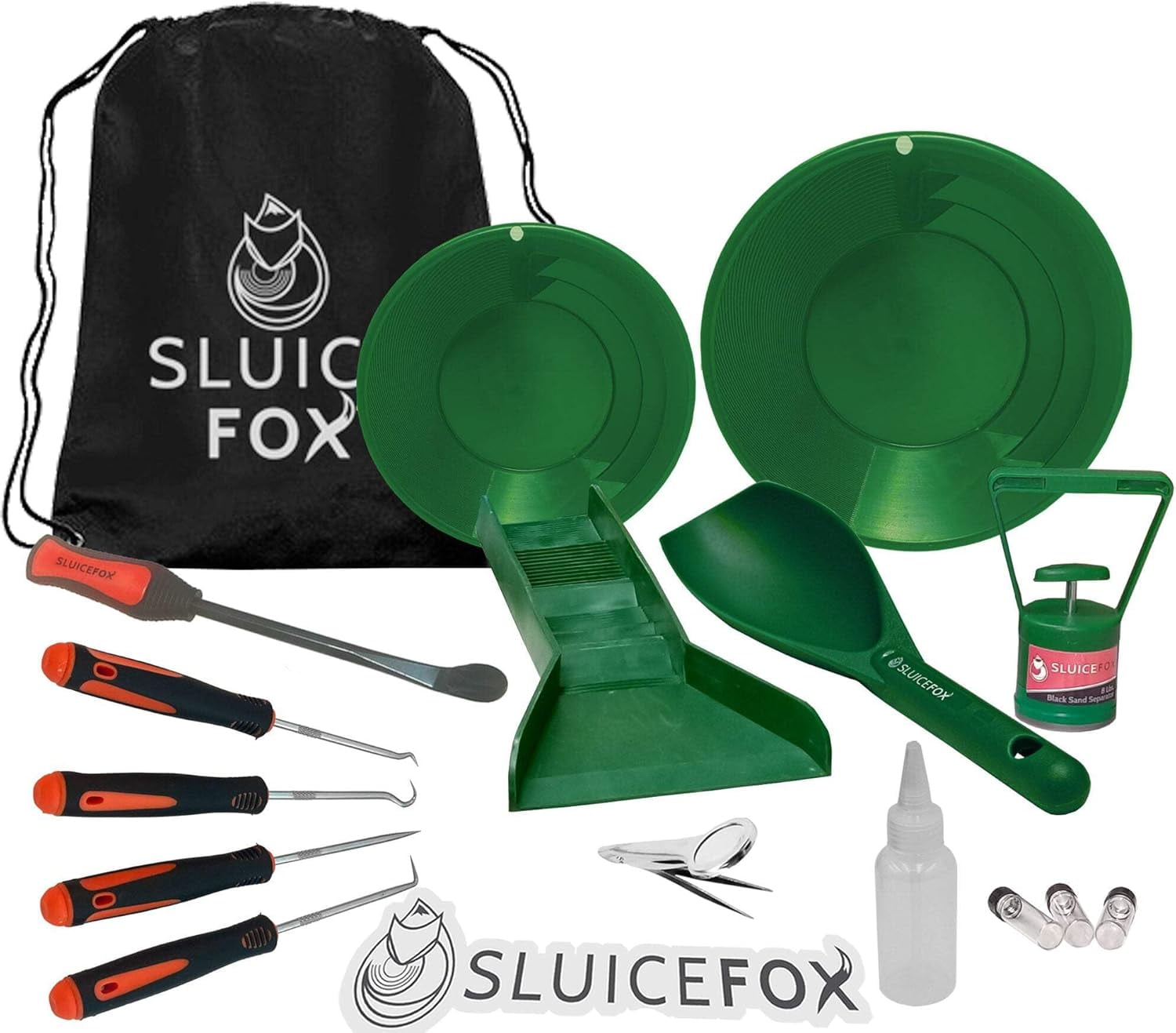 Bedrock Gold Mining Prospecting Kit with Micro Sluice Box - Walmart.com