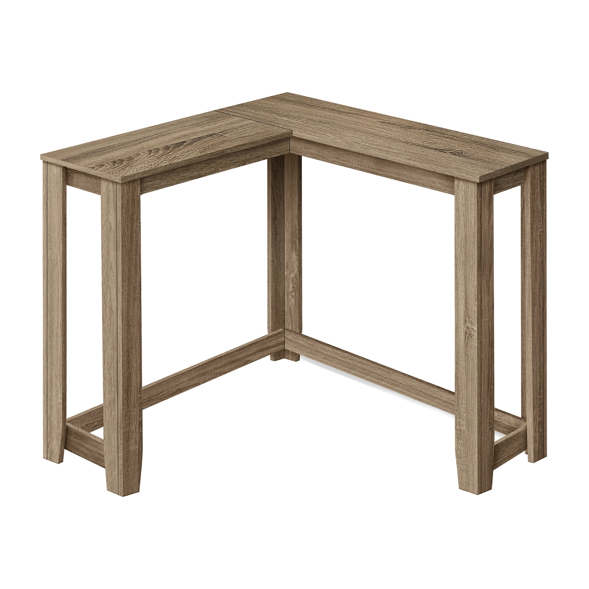 Bedroom Accent Console Table Taupe, Narrow Entryway Corner For Living ...