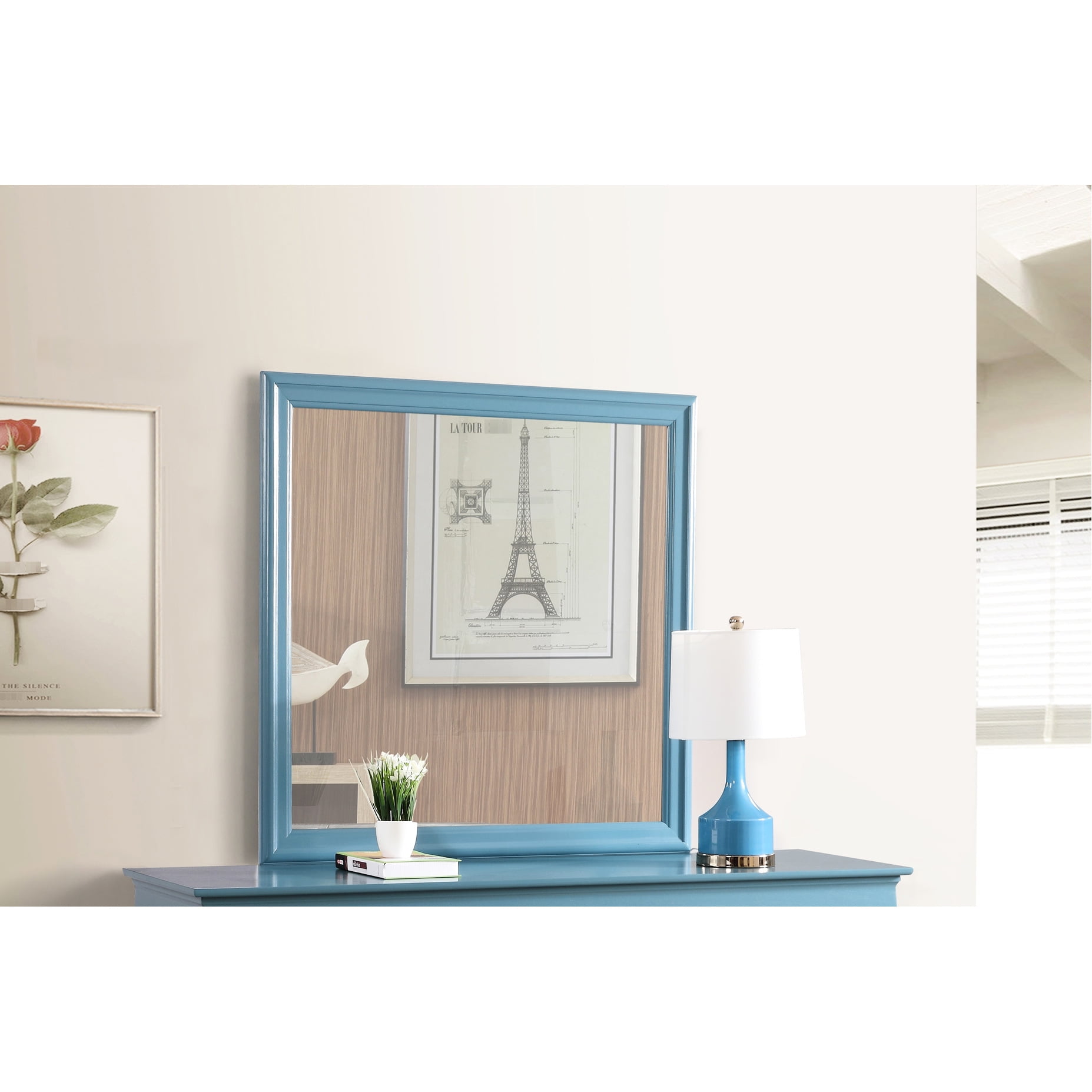 Bedroom Accent Mirror | Low - distortion reflection for clear look ...
