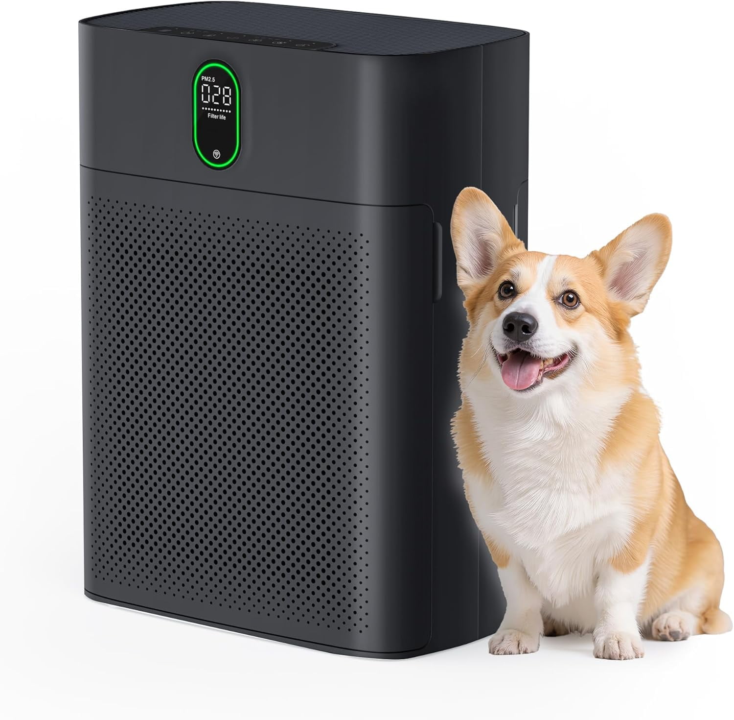 Bedroom Air Purifier for Large Rooms up to 1076 sq ft, PM2.5 Display ...