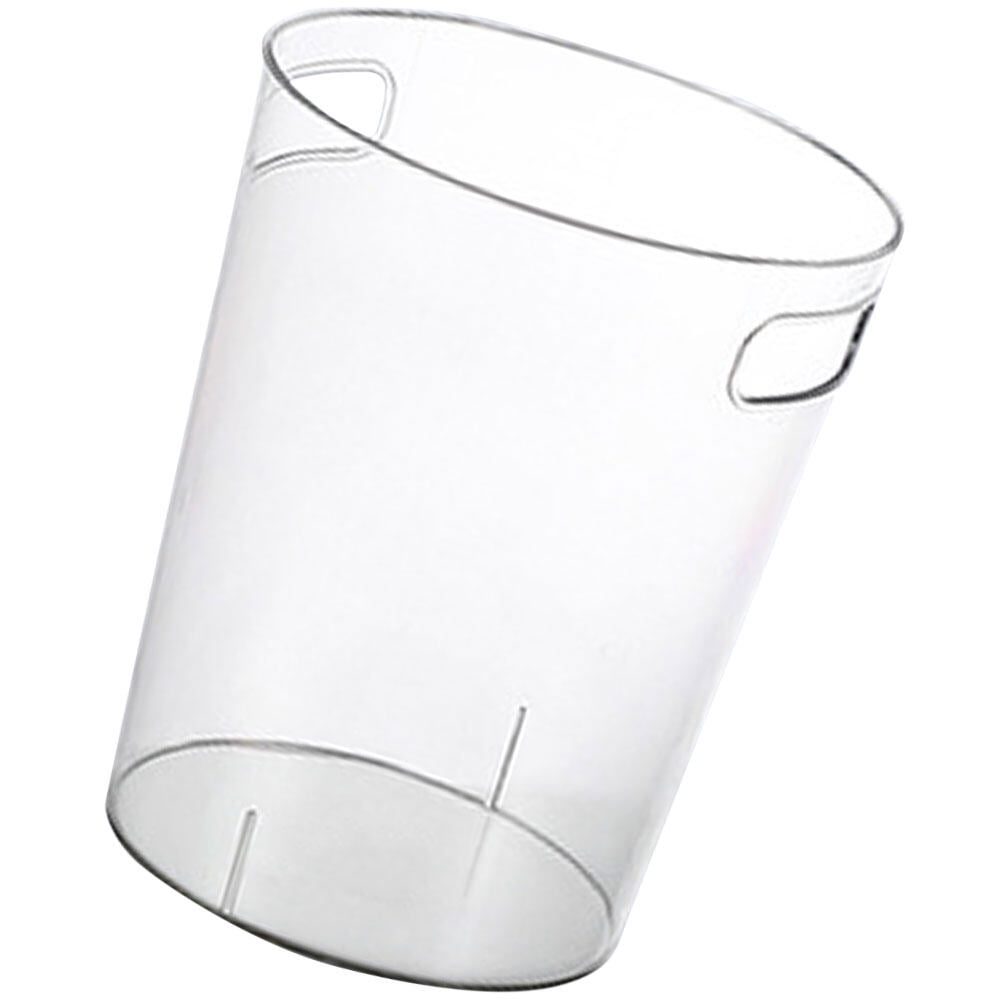 Bedroom Basket Clear Plastik Bin Wastebasket Garbage Can Trash Office ...