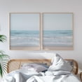 Bedroom Beach Coastal Wave Print Set Calming Wall Art Poster Home Decor ...