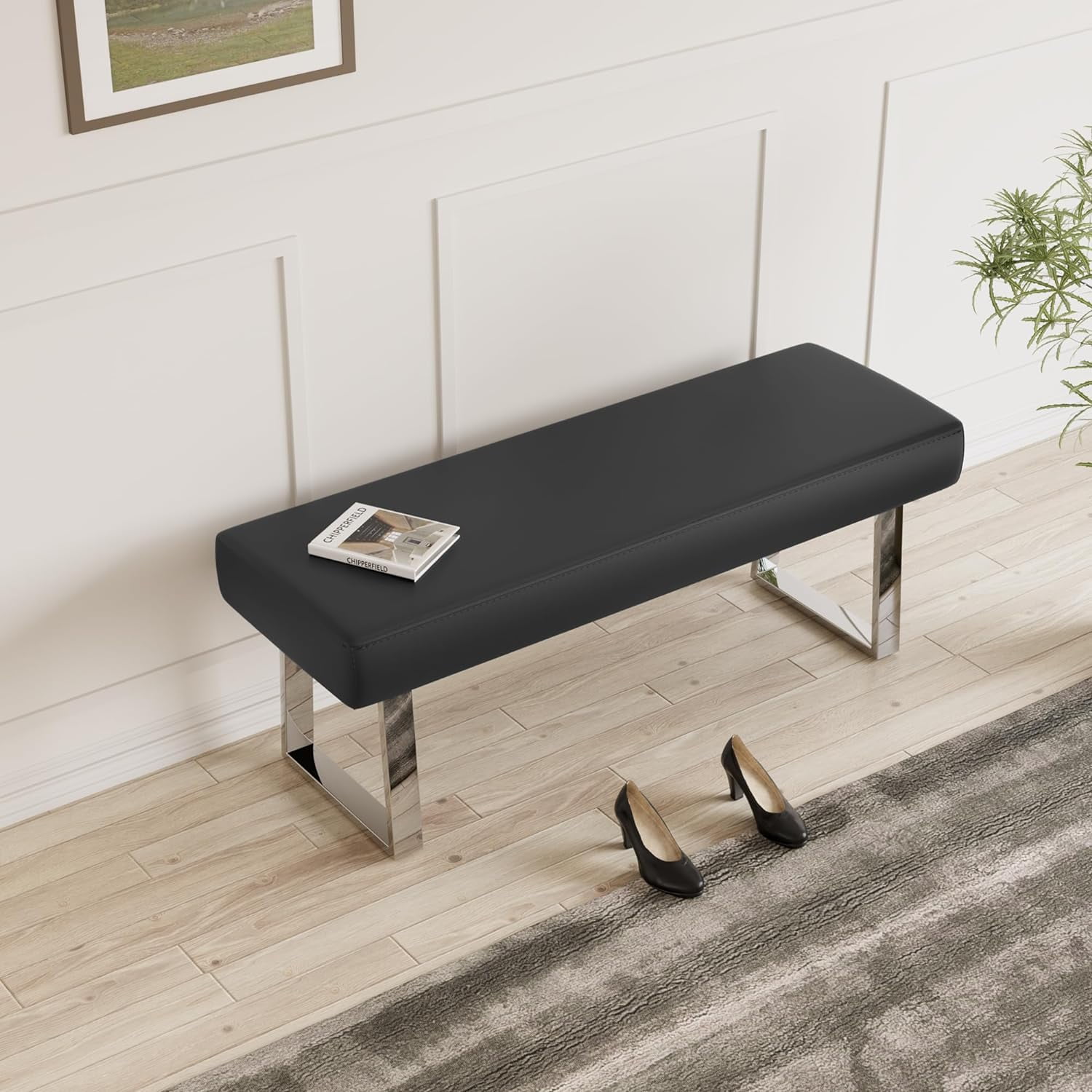 Bedroom Bench Bed end upholstered Bench Indoor Corner Small Bench ...