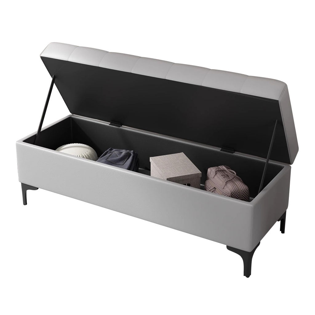 Bedroom Bench with Storage,Rectangular Extra Long Storage Bench Sofa ...