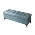 Bedroom Bench with Storage,Rectangular Extra Long Storage Bench Sofa ...