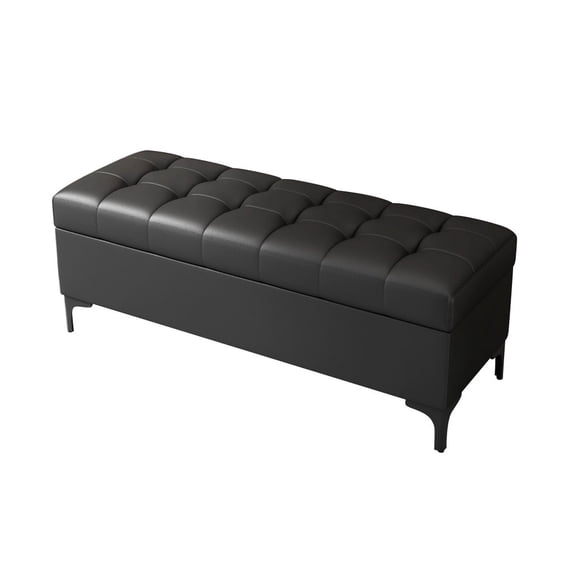 Bedroom Bench with Storage,Rectangular Extra Long Storage Bench Sofa ...