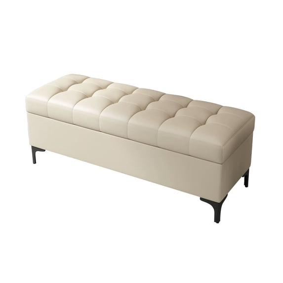 Bedroom Bench with Storage,Rectangular Extra Long Storage Bench Sofa ...