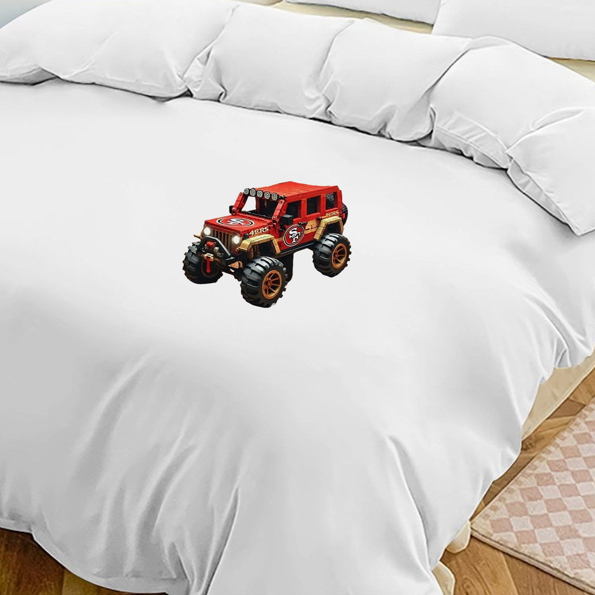 Bedroom Building Block Kit, Display Case Sets, Compatible with Most ...