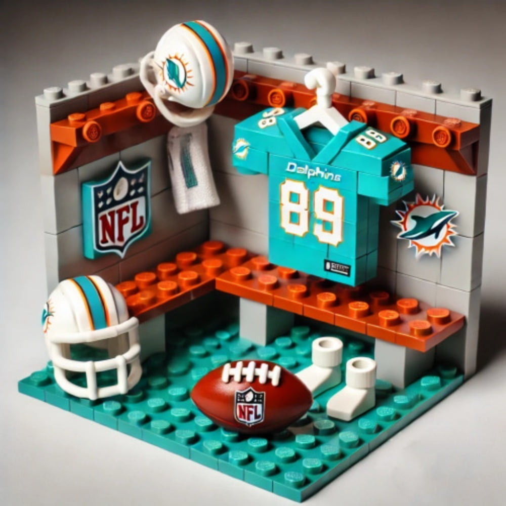 Bedroom Building Block Kit, Display Case Sets, Compatible with Most ...