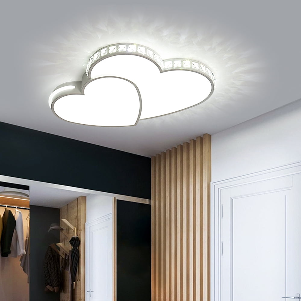 Bedroom Ceiling Light for Kids Room, 20in Modern Flush Mount Chandelier ...