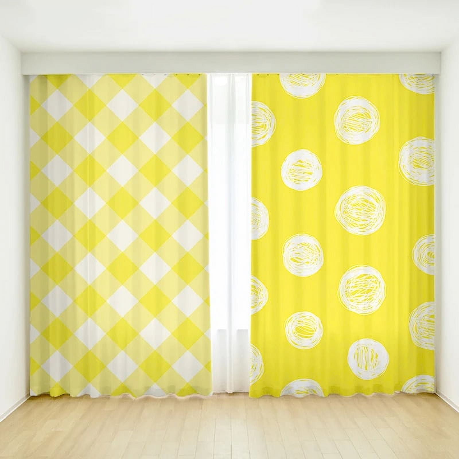 Bedroom Curtain Cartoon Green Simple Creative Flower Art Girl Children ...