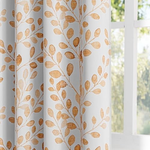 Bedroom Curtains 2 Panel Sets Thermal Insulated Curtains for Small ...