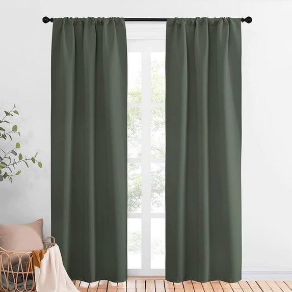 ZHIMEI-Bedroom Curtains Blackout Draperies - All Season Thermal ...