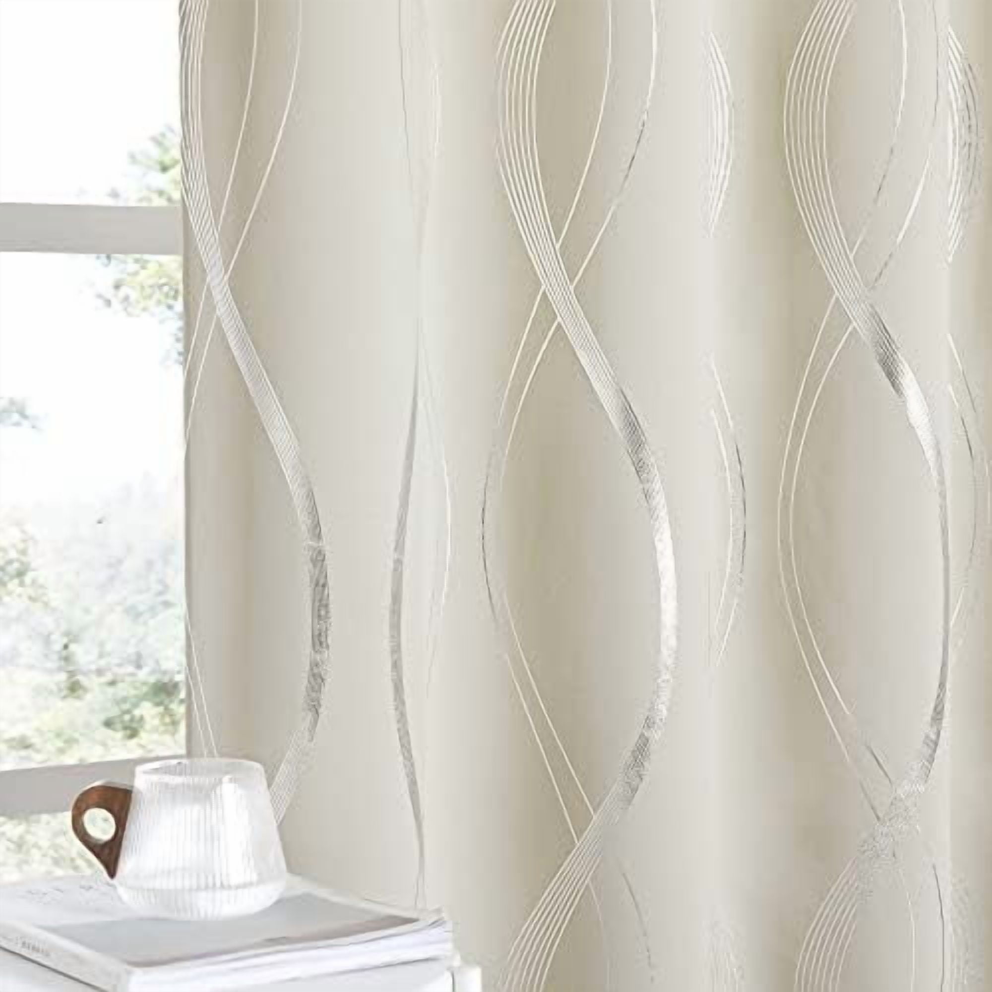 Bedroom Curtains Small Blackout Panels, Window Treatment Thermal ...
