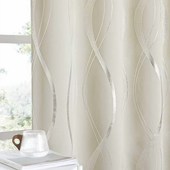 Bedroom Curtains Small Blackout Panels, Window Treatment Thermal ...