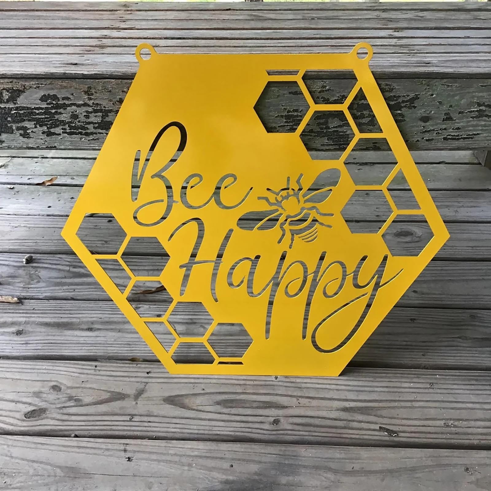 Bedroom Decor Bee Metal Sign Giftcraft Metal Bee Wall Decor Bee Metal Wall Art Wall Decor For ...