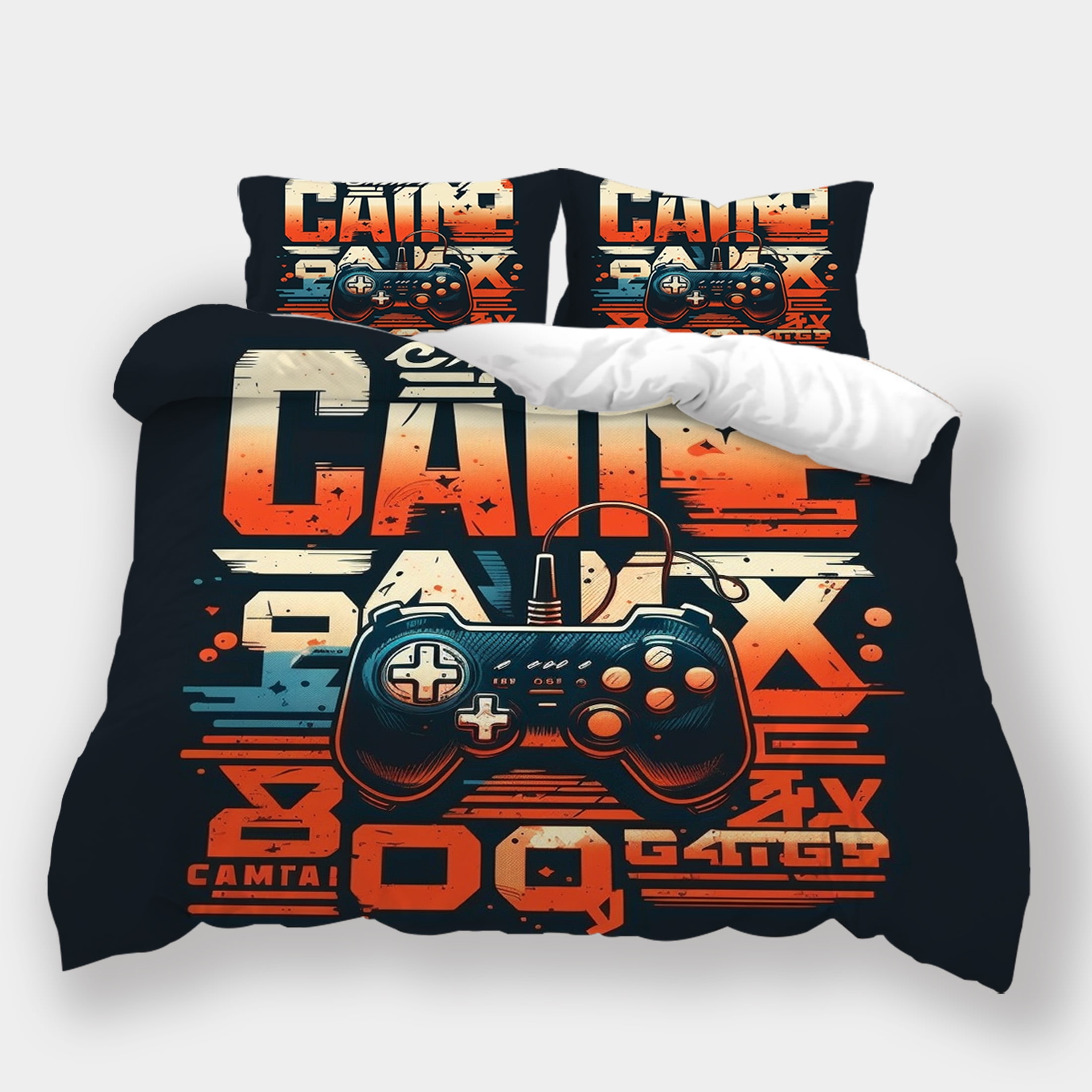 Bedroom Decor Comforter Cover Pillowcase Boy Man Vintage Bedspreads Bed ...