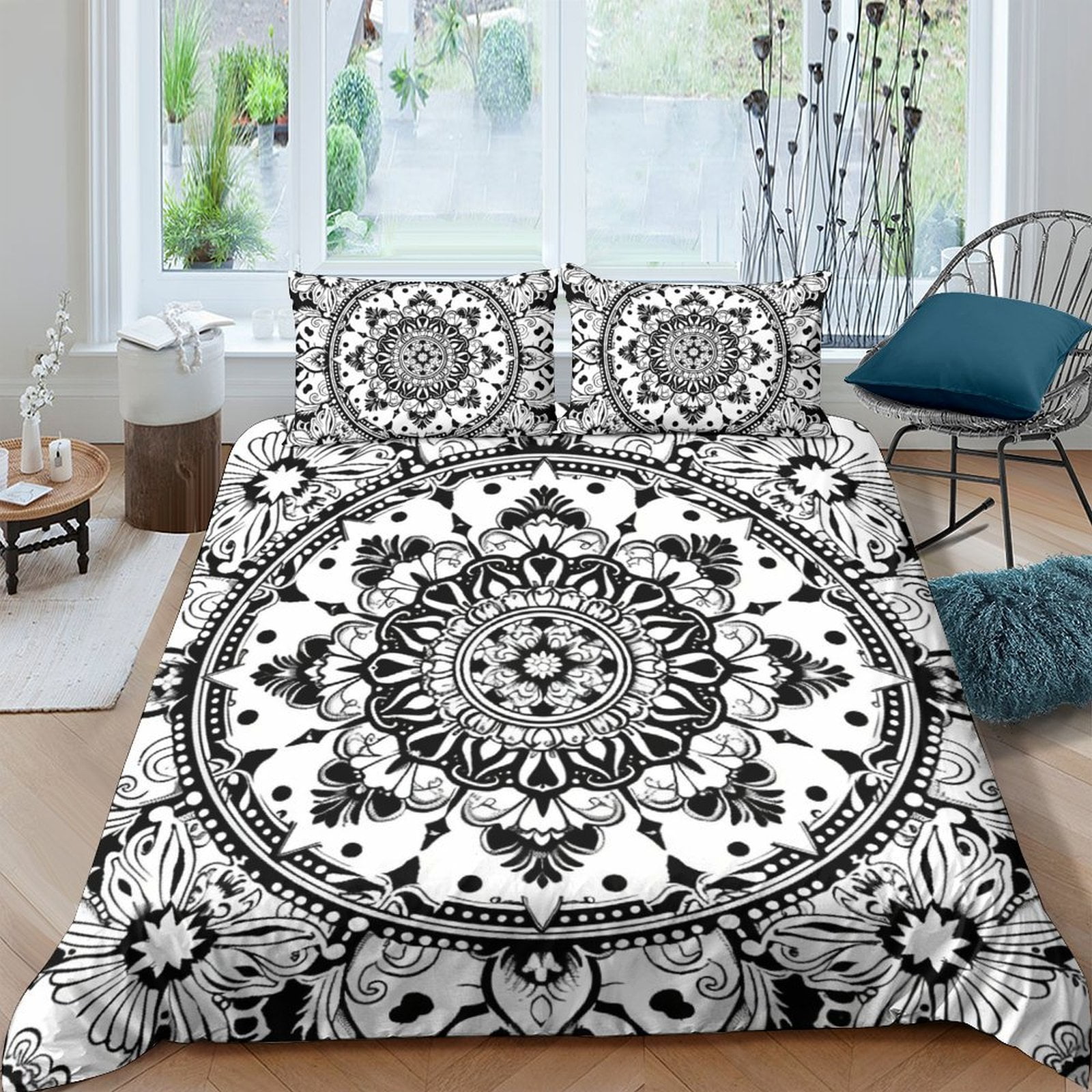 Bedroom Decor Home Textiles Teen Adult Mandala Comforter Cover Set ...