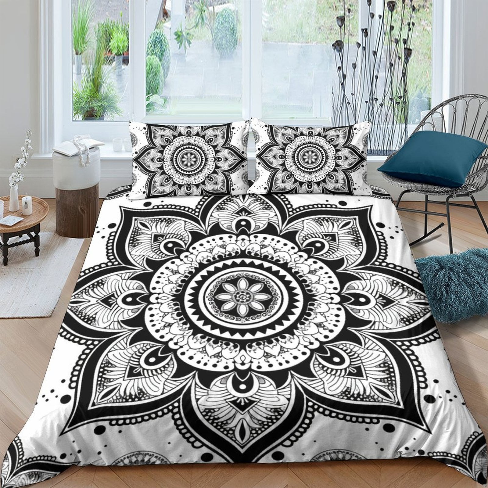 Bedroom Decor Home Textiles Teen Adult Mandala Comforter Cover Set ...