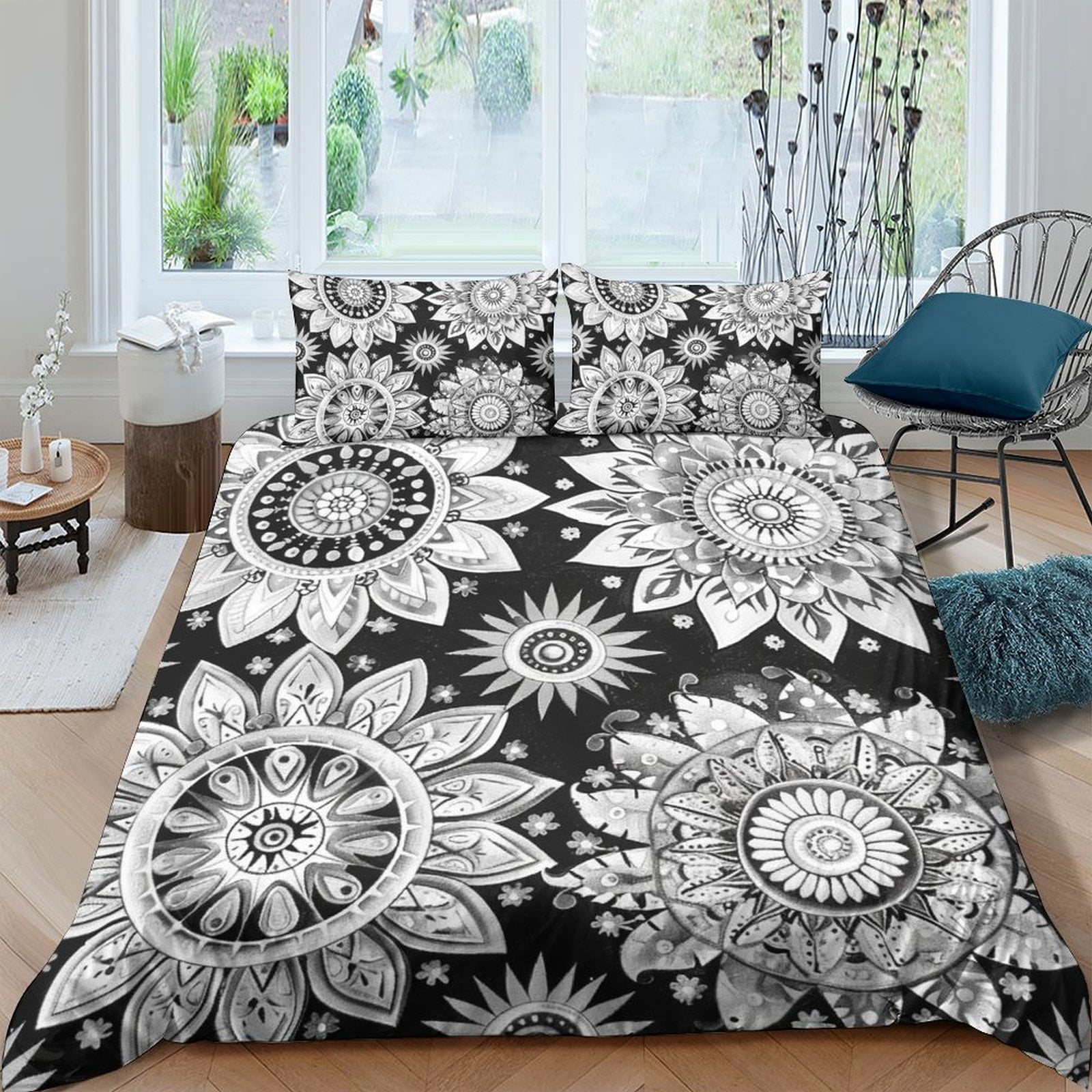 Bedroom Decor Home Textiles Teen Adult Mandala Comforter Cover Set ...