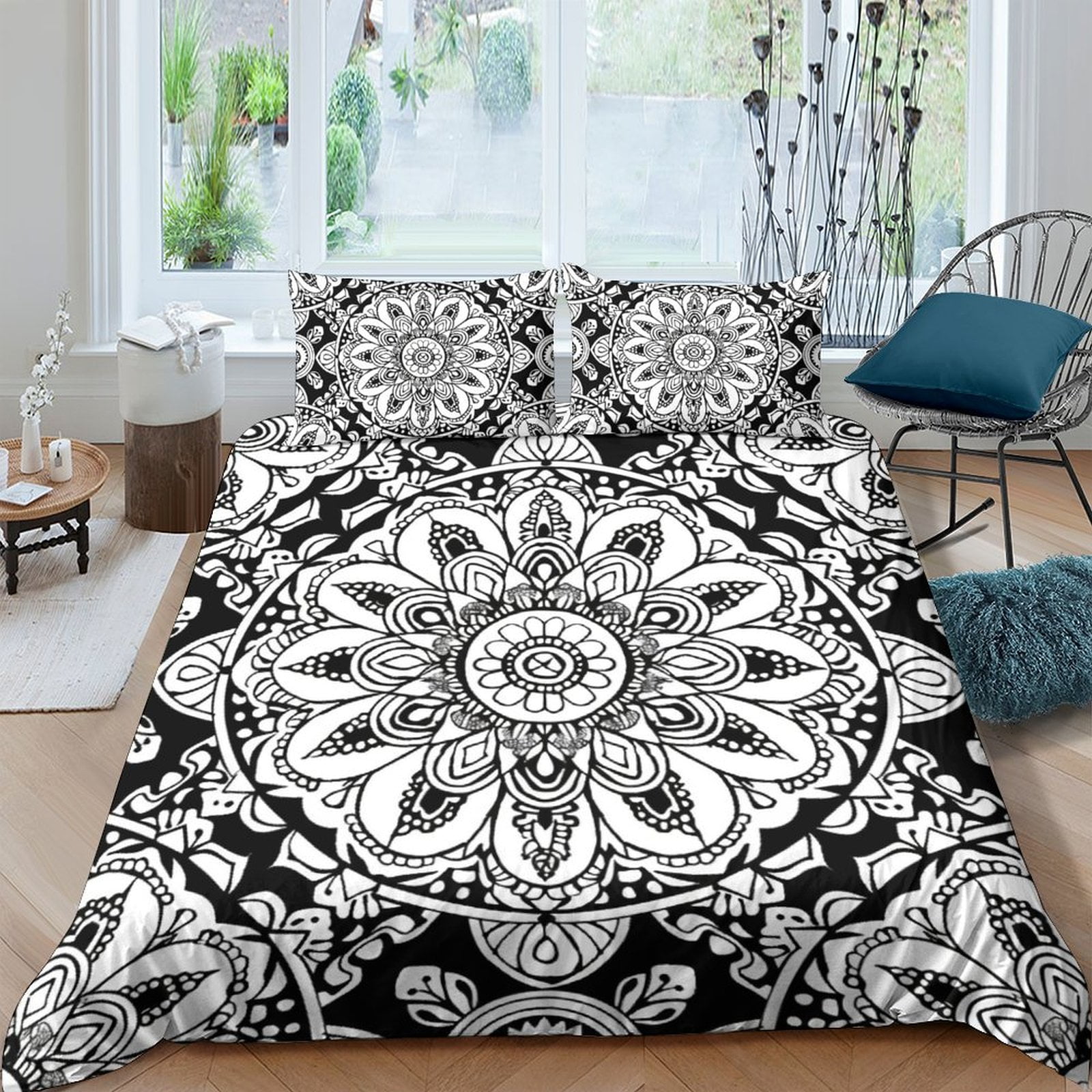 Bedroom Decor Home Textiles Teen Adult Mandala Comforter Cover Set ...