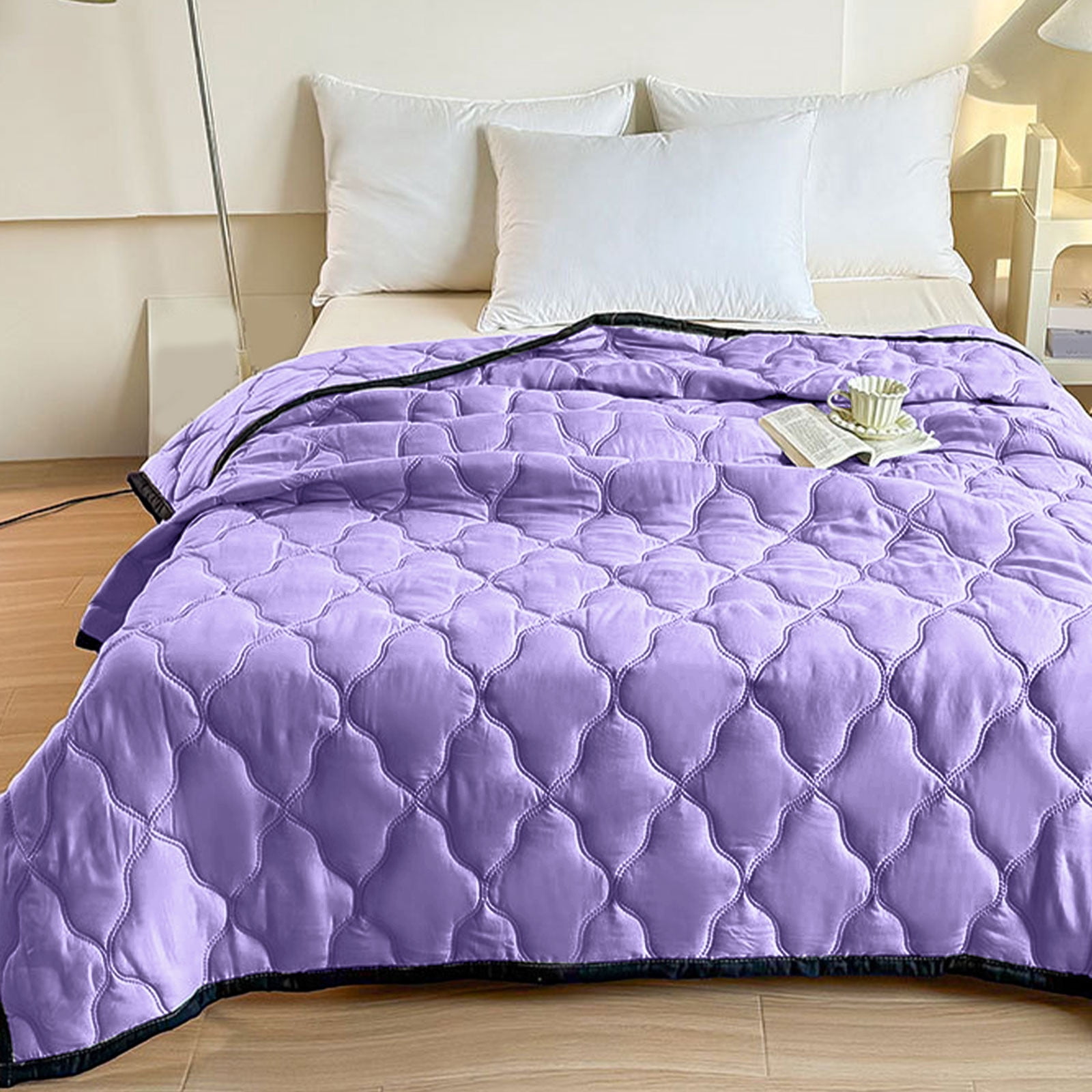 Bedroom Decor, Summer Air Conditioning Quilt Cool Feeling Ice Silk ...