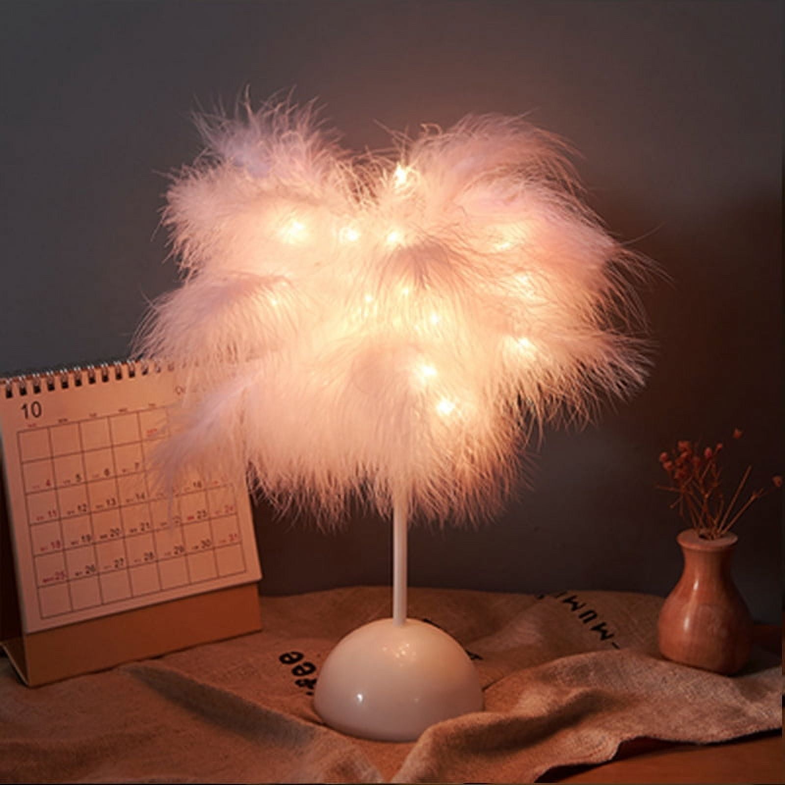 Bedroom Decorative Lights Romantic Birthday Lights Feather Lights ...