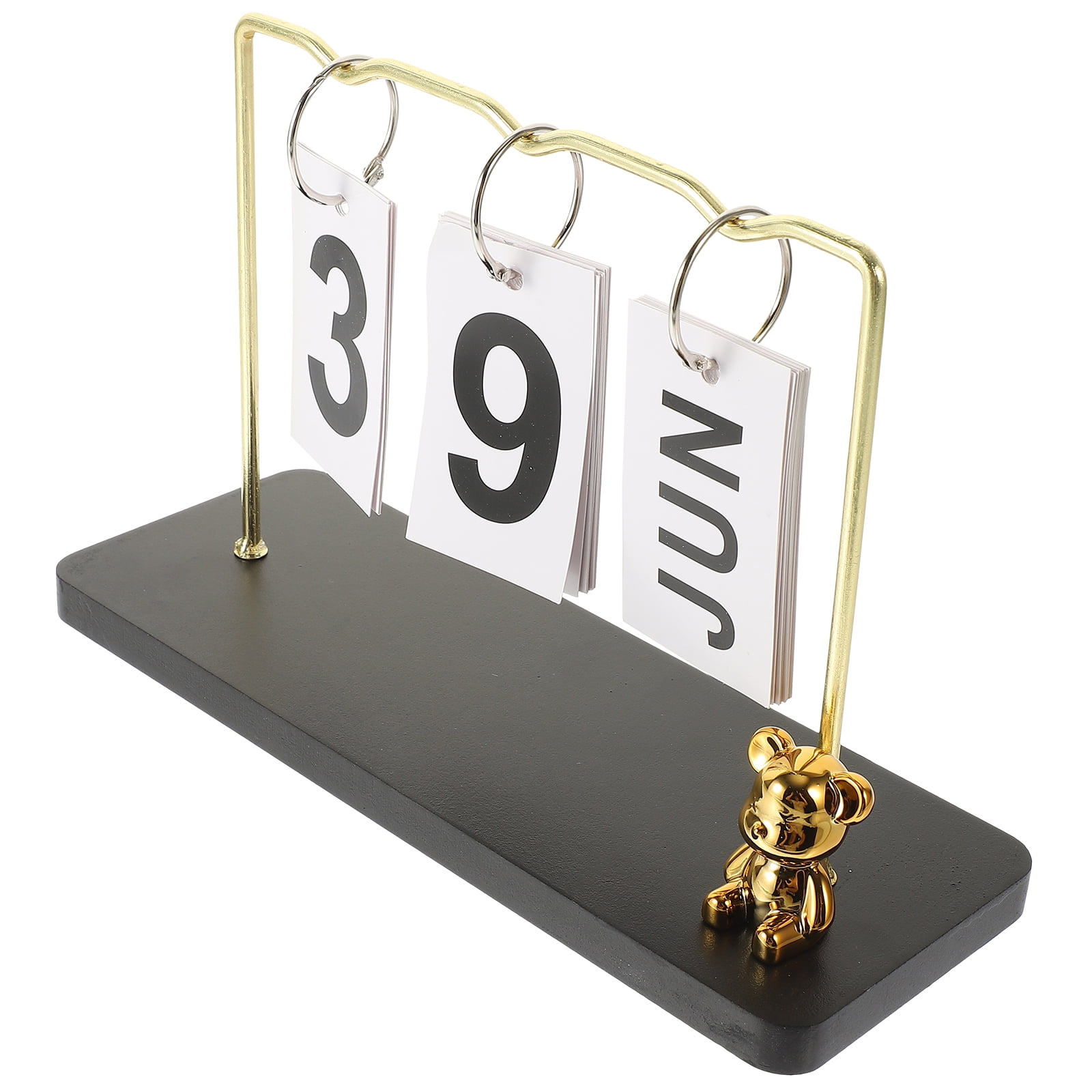 Bedroom Desk Office Desktop Calendar Ornaments Student Gift Tag (wood ...