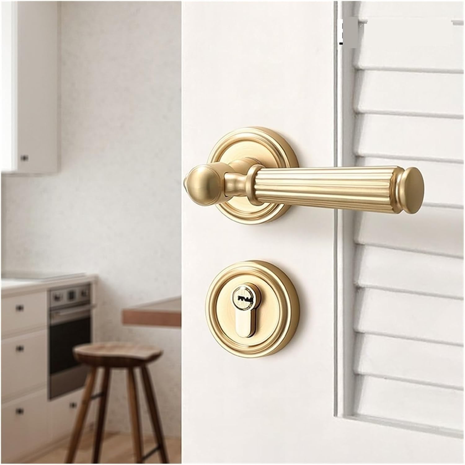 Bedroom Door Lock Indoor Room Wooden Door Lock Magnetic Silent Split ...