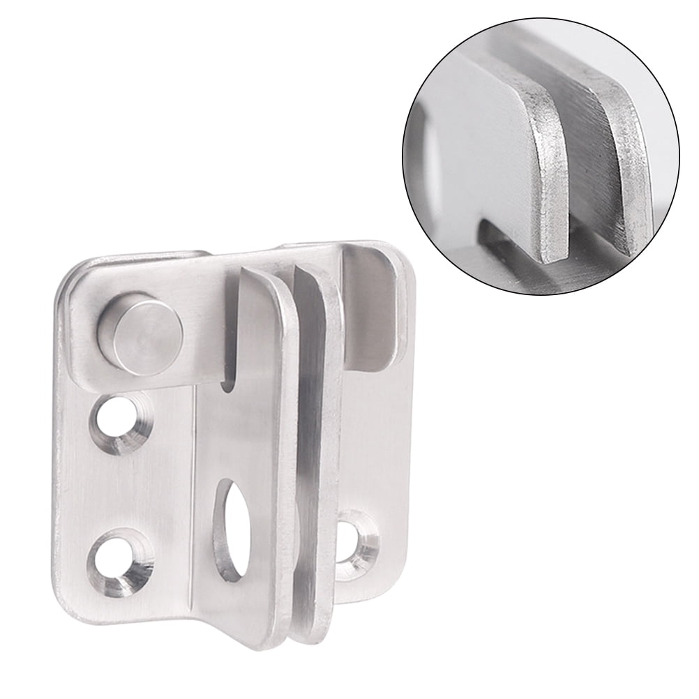 Vosarea Safety Door Lock Stainless Steel Door Latch Silver 1Pcs ...