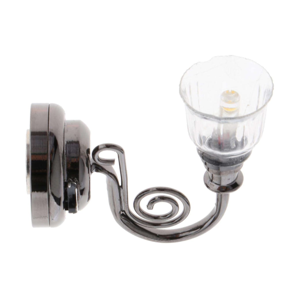 Bedroom Furnishings Sconce Wall Lamp Model Decorations Pretend Playset ...
