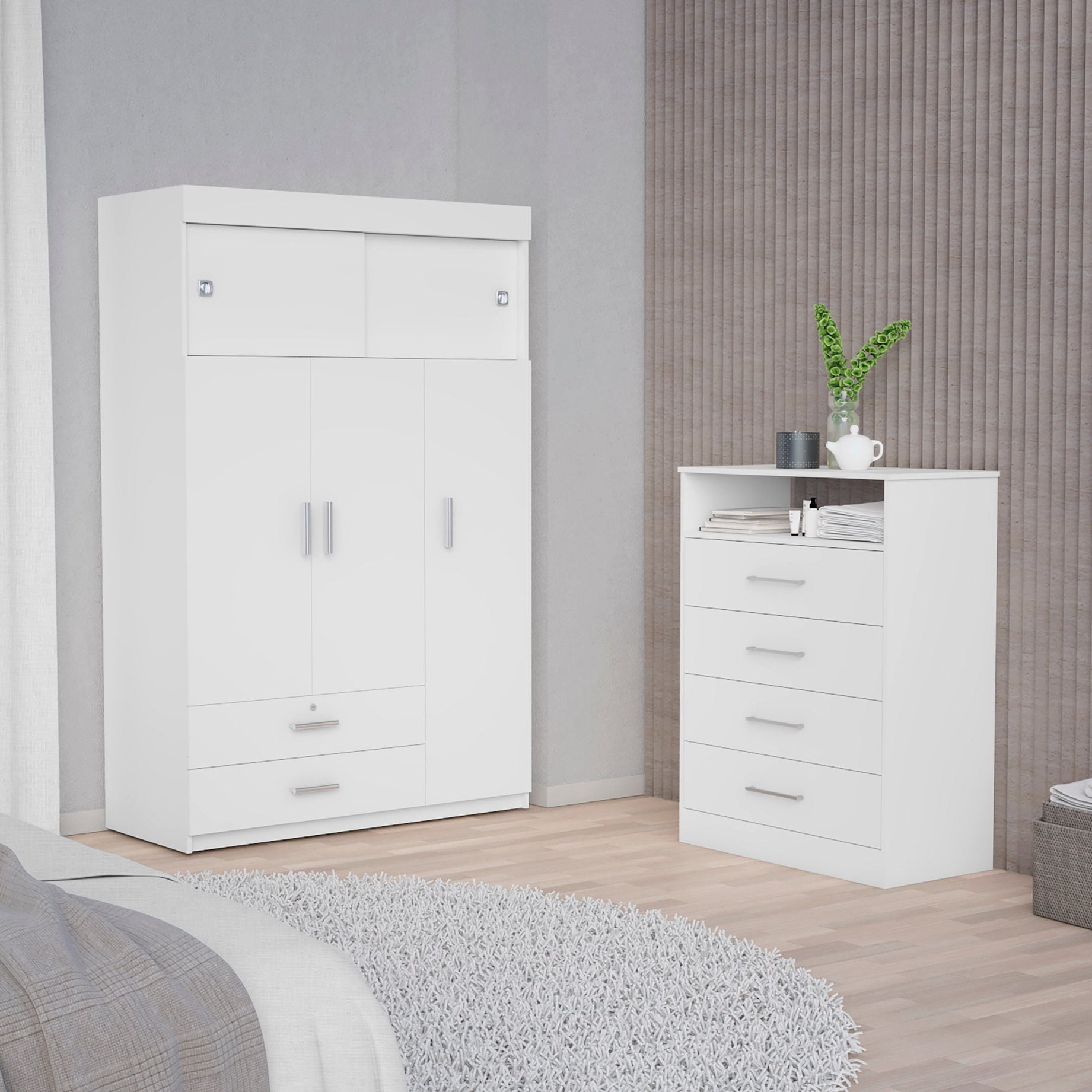 Bedroom Furniture 2 Piece Set | Functional Storage in Bedroom with ...