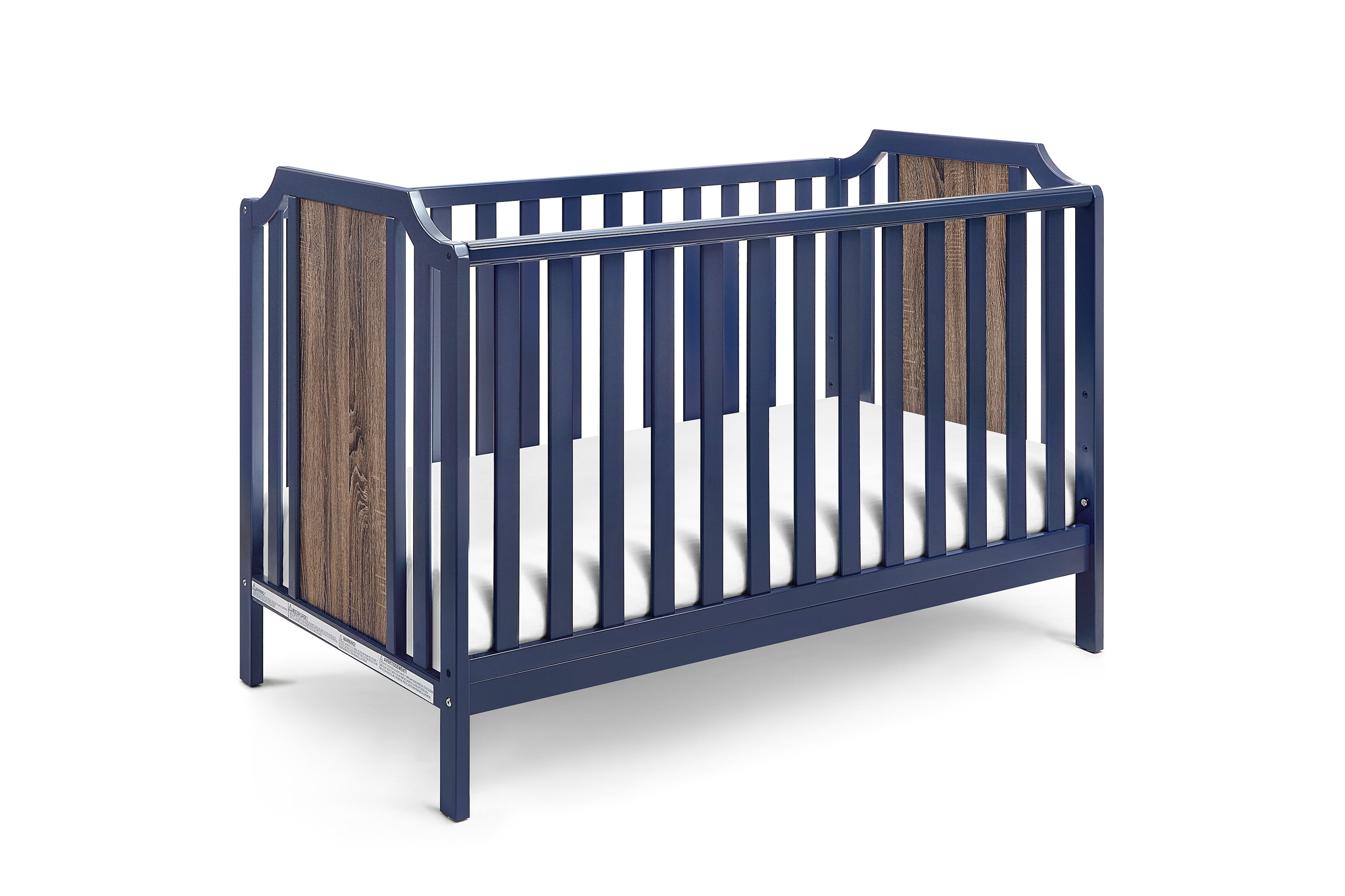 Bedroom Furniture Brees Island 3-in-1 Convertible Crib Midnight Blue ...